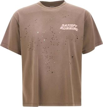 SATISFY Satisfy - T-shirt MothTech - Homme - Sport - Brun - Taille: XL
