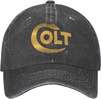 Generic Casquette de Baseball Colt Handgun Style d&eacute;contract&eacute; en Coton Vieilli pour Hommes et Femmes id&eacute;ale Les activit&eacute;s Plein air Toutes Saisons Voyages Ajus
