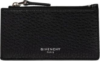 Givenchy Portemonnaies - Textured Calf Leather Wallet With Zippered Closure - Gr. unisize - in Schwarz - f&uuml;r Damen