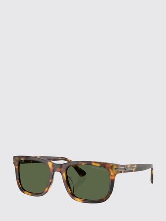 Emporio Armani Rechteckige Sonnenbrille aus Acetat mit Schildpattmuster