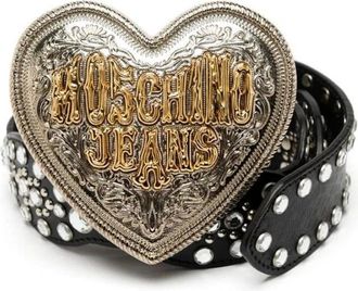 Moschino Femme, Accessoires, Multicolore, Taille: ONE Size Ceinture Regular en Viscose avec Motifs