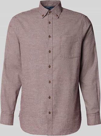 Christian Berg Regular Fit Freizeithemd mit Button-Down-Kragen