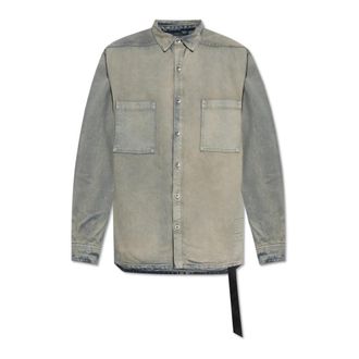 Rick Owens Denim Hemd - - Shirts - Herren - Grau - M