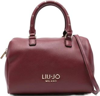 Liu Jo Hobo Bags - Cylindrical Handbag With Pebbled Texture - Gr. unisize - in Rot - für Damen