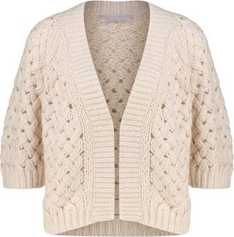 Hemisphere Damen Strickjacke aus Kaschmir-Mix