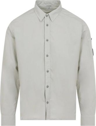 C.P. Company C.p. Company, Homme, Chemises, Gris, Taille: M Chemise Contemporaine en Coton
