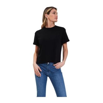 Gran Sasso Rundhalsausschnitt Kurzarm T-shirt - - Tops - Damen - Schwarzk - S