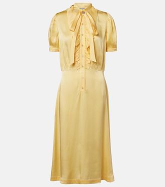 Prada Hemdblusenkleid aus Satin