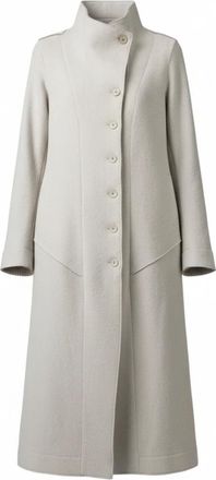 Transit Par-Such Femme, Manteaux, Gris, Taille: 44 FR 1016.Cfdtrb9444.21 Manteau Long Coupe Slim