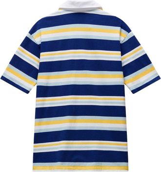 Napapijri Kurzarmshirt E-ETE SS W STRIPE SA8 Mit V-Ausschnitt