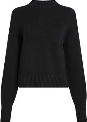 Calvin Klein Jeans Femme CK INTARSIA LOOSE SWEATER J20J224224, Black (CK Black), L