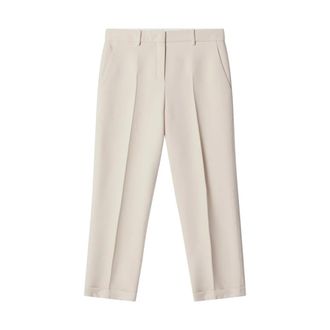Fendi Woll- und Seidenhose - - Trousers - Damen - Beige - L