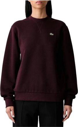 Lacoste Femme, Sweatshirts et sweats &agrave; capuche, Brun, Taille: 38 FR SweaT-shirts