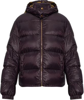 Versace Doudoune &agrave; capuche amovible - Homme - Vestes - Violet - Taille: L