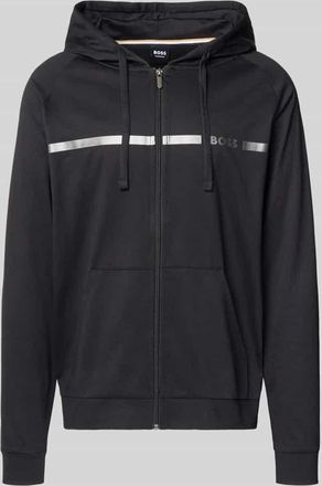 HUGO BOSS Regular Fit Sweatjacke aus reiner Baumwolle Modell AUTHENTIC