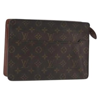 Louis Vuitton Pre-owned Monogram Clutch Bag - - Pre-owned - Damen - Braun - ONE SIZE