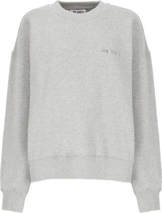 The Attico Femme, Sweatshirts et sweats &agrave; capuche, Gris, Taille: 38 FR Cotton SweaT-shirt