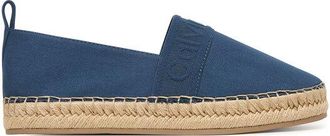 Calvin Klein Espadrilles Oblique Espadrille Webbing HW0HW02934 Blau