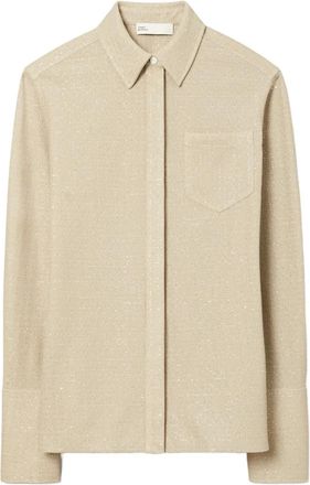 Tory Burch Oberteil aus Lurex - Nude