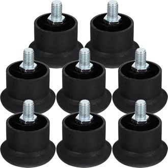 OSALADI Anti Rutsch Stuhlf&uuml;&szlig;e 8 St&uuml;ck Multifunktionale Stuhlradstopper zur Umwandlung von Rollen in Feste F&uuml;&szlig;e f&uuml;r Heim und B&uuml;roanwendungen