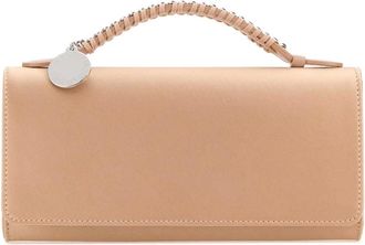 Stella McCartney Femme, Sacs, Rose, Taille: ONE Size Falabella Satin Drawstring Crossbody Bag