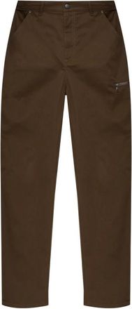 Moncler Logo Patch Hose - - Trousers - Herren - Braun - L