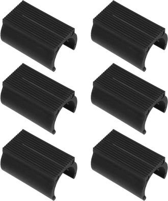 SOLUSTRE Ipetboom 25 St&uuml;ck U F&ouml;rmige M&ouml;bel Fu&szlig;schutz Abdeckungen aus Kunststoff 25mm Rohrschoner rutschfest Ger&auml;uschd&auml;mpfend f&uuml;r Stuhl und Tischbeine Trampolin