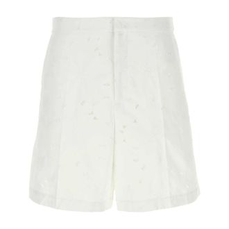 Valentino Garavani Baumwollmischung Bermuda-Shorts - - Shorts - Herren - Wei&szlig; - M