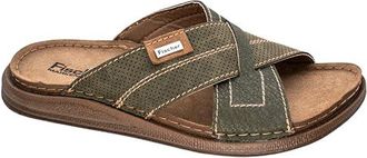 Fischer Markenschuh Fischer Mules Homme 556546, Pointure:41 EU, La Couleur:Vert