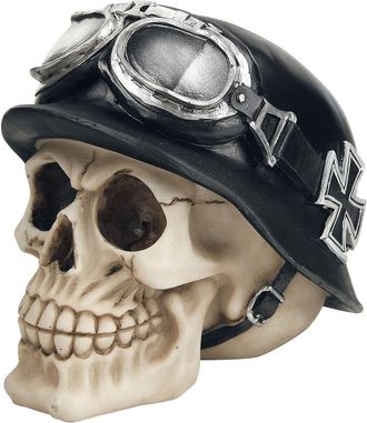 Nemesis Now Iron Cross Skull None Totenkopf Standard Polyresin Gothic, Horror, Steampunk, Totenköpfe
