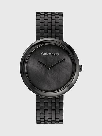 Calvin Klein Armbanduhr Mit Gedrehter L&uuml;nette - Black - Damen - Einheitsgr&ouml;&szlig;e