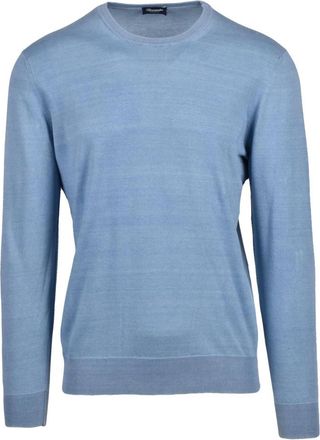 Drumohr Homme, Pulls, Bleu, Taille: L Pullover Girocollo
