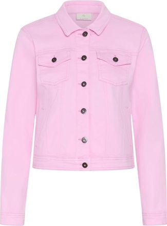 Kaffe Femme, Vestes, Rose, Taille: 46 FR Denim Jacket