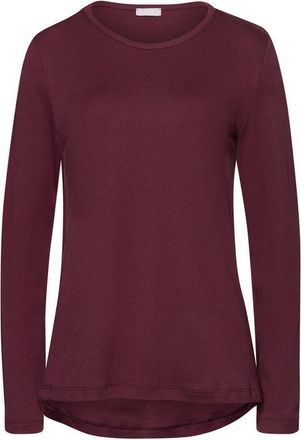 Hanro Pyjamaoberteil Loungy Nights unterhemd shirt langarm