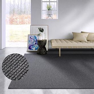 Villeroy & Boch Wollteppich Charles - Natur Wohnzimmerteppich - Schurwolle & Natürlich - Boho Skandi Teppich Wolle für Wohnzimmer, Schlafzimmer, Esszimmer, Flur -Natu