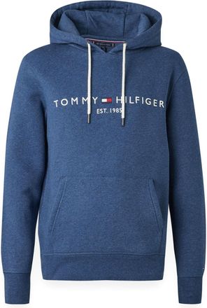 Tommy Hilfiger Logo Hoodie Blau