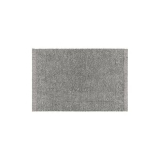 Loberon In- & Outdoor-Teppich Forvento - Weich & Wetterfest - Dezentes Muster - Zierende Fransen - 140x200 cm - Wohntextilien - Wohnaccessoires - PET, dunkelg