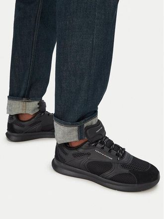 Tommy Hilfiger Sneakers Lightweight Runner Monocolor FM0FM05928 Schwarz