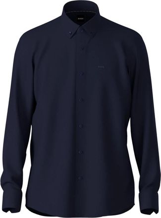 HUGO BOSS Homme, Chemises, Bleu, Taille: 3XL Camicia regular fit botton down al collo