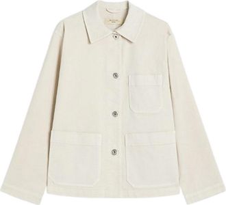 Max Mara Casualjacke - Wei&szlig;