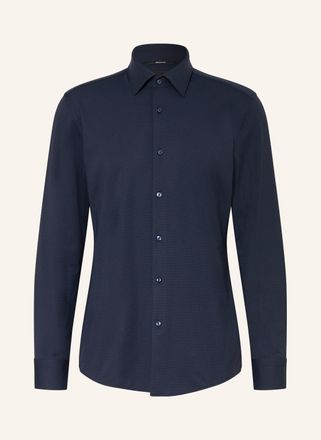 HUGO BOSS Hemd Hank Slim Fit blau
