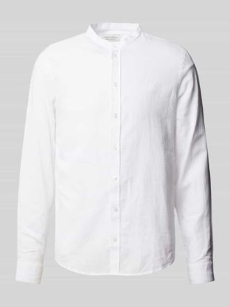 Casual Friday Regular Fit Leinenhemd mit Stehkragen Modell Anton