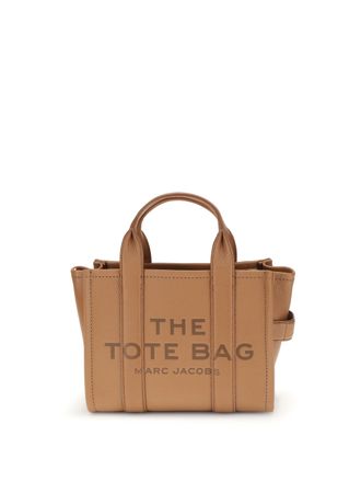 Marc Jacobs Womens Small Tote Handbag Argan Oil Calf Leather Bos Taurus Handbags Hand Bags