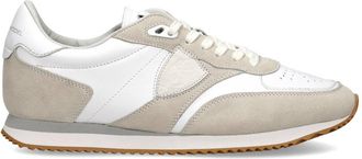 Philippe Model Low Runner Sneaker mit Mesh und Veloursleder in