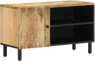 vidaXL Meuble TV 80x31x46 cm bois massif de manguier vidaXL