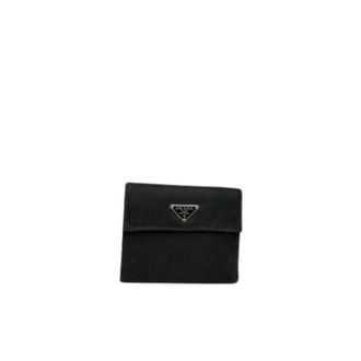 Prada Pre-owned Leder Portemonnaie - - Pre-owned - Herren - Schwarzk - ONE SIZE
