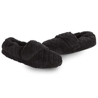 Acorn Womens Spa Wrap, Black, Medium / 6.5-7.5