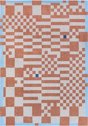 Louis De Poortere Louis De Poortere Teppich Craft Chess rosa