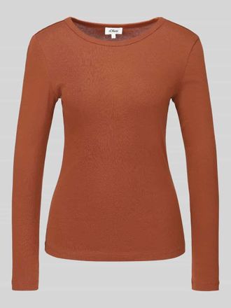s.Oliver Red Label Longsleeve mit Rollsaum-Details