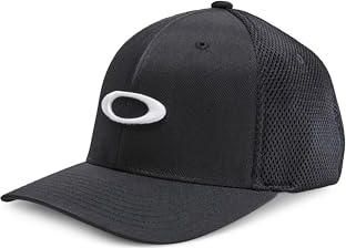 Oakley Ellipse Mesh Hat Capuchon, Noir/Blanc, S/M Mixte